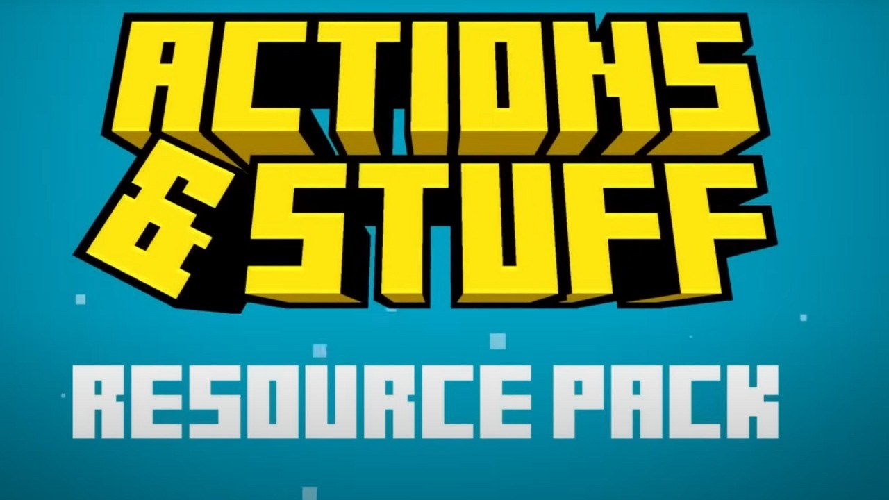 The Best Resource Pack on Minecraft Bedrock Edition! | Actions & Stuff ...