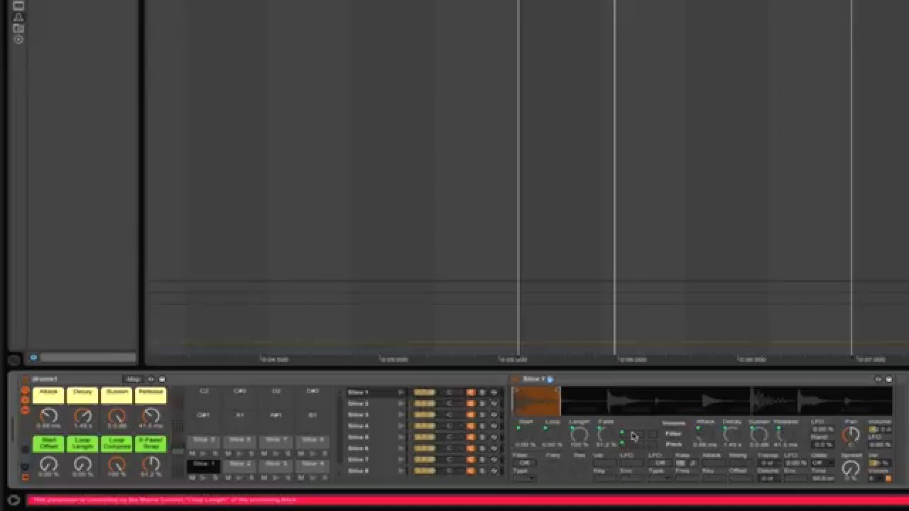 Slicing a resampled DnB Drum Break with Icicle - Sample Module - YouTube