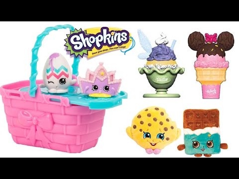 SURPRISE SHOPKINS 2 IN A BASKET, DISNEY D-LECTABLES ICE CREAM SURPRISE ...
