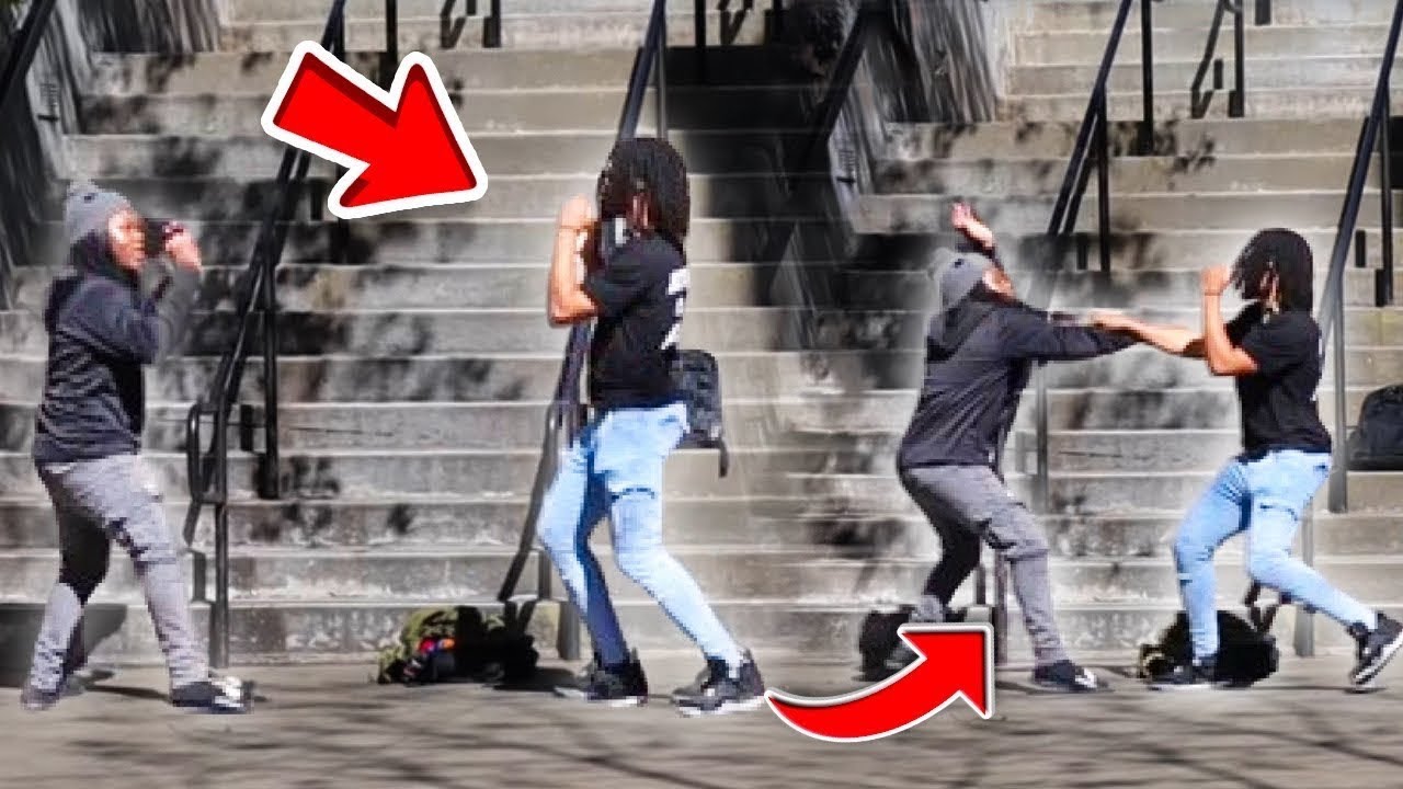 Squaring Up With GANGSTERS In The HOOD! - YouTube