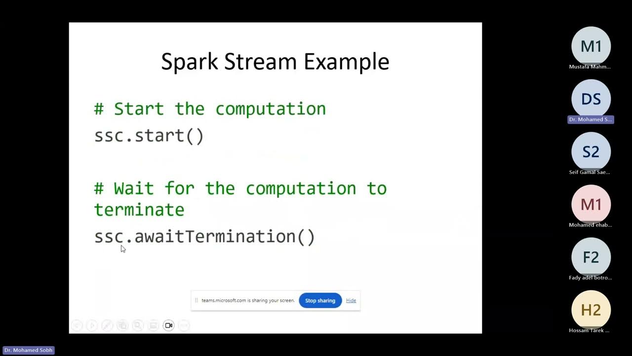Lecture 9 (Spark Streaming and Data Visualizations) - YouTube