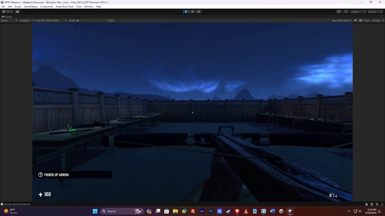 Weapons for Horror FPS Kit - Crossbow (Early Preview v1) - YouTube