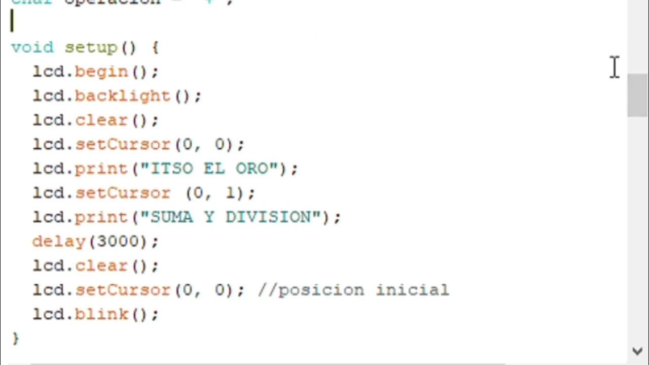SUMA Y DIVISION CON ARDUINO UNO. - YouTube