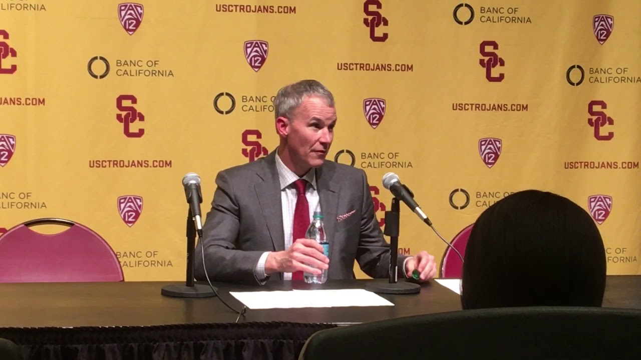 Andy Enfield after USC’s dramatic win over ASU - YouTube