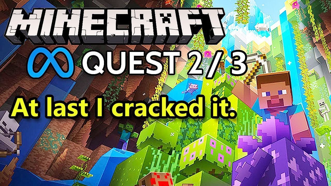 HOW TO PLAY MINECRAFT IN VR Meta Quest 2/3 - YouTube