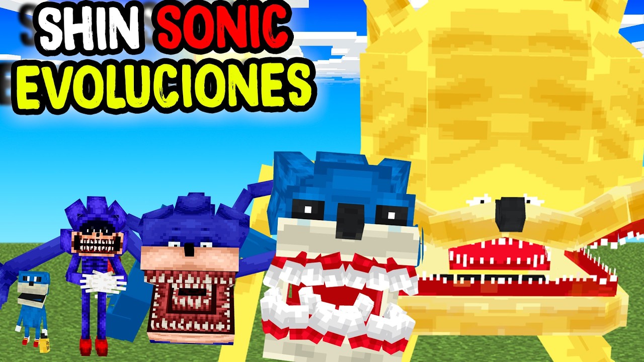 Minecraft Pero Evoluciono a Shin Sonic FORMA FINAL - YouTube