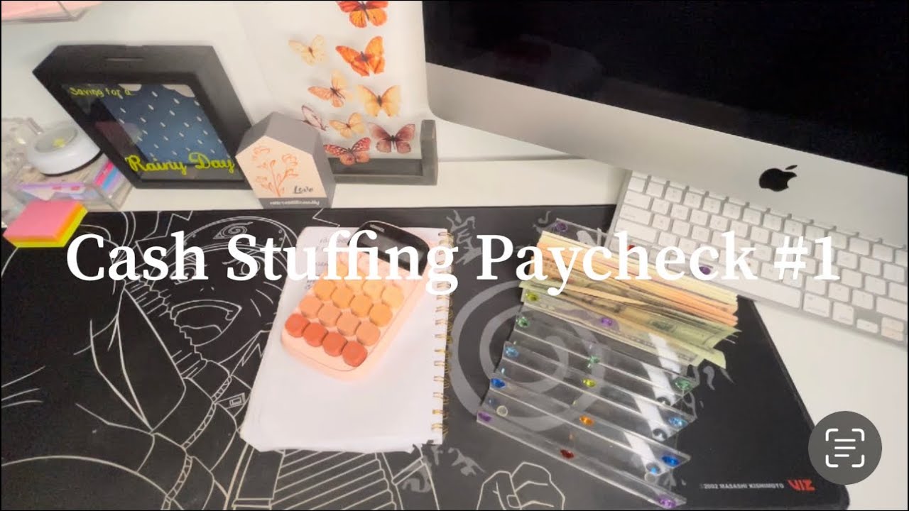 Cash Stuffing | $170| January Paycheck # 1 - YouTube