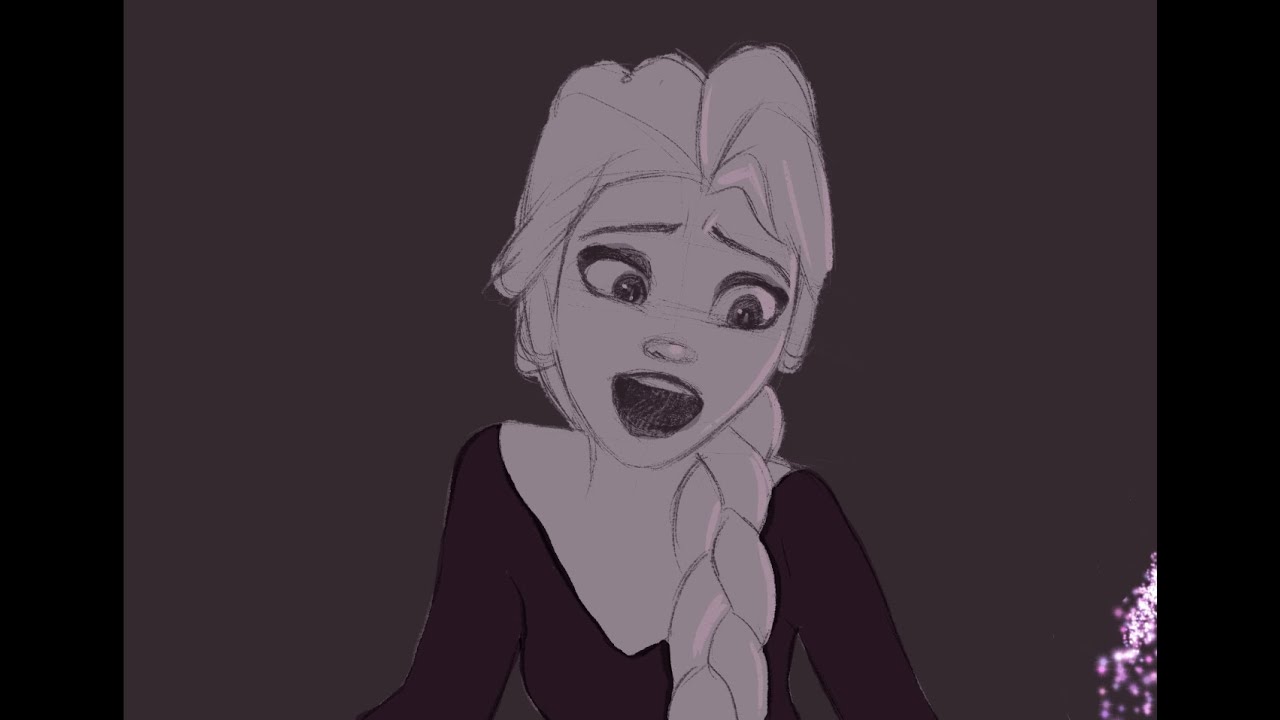 Frozen 2 stop motion drawing (into the unknown) - YouTube