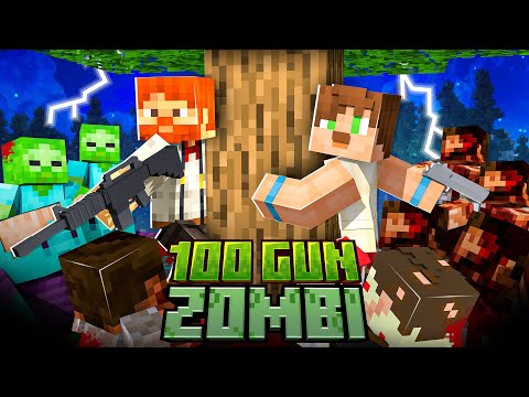 100 GÜN BOYUNCA VİRÜSLÜ ZOMBİ DÜNYASINDA HAYATTA KALIYORUZ!