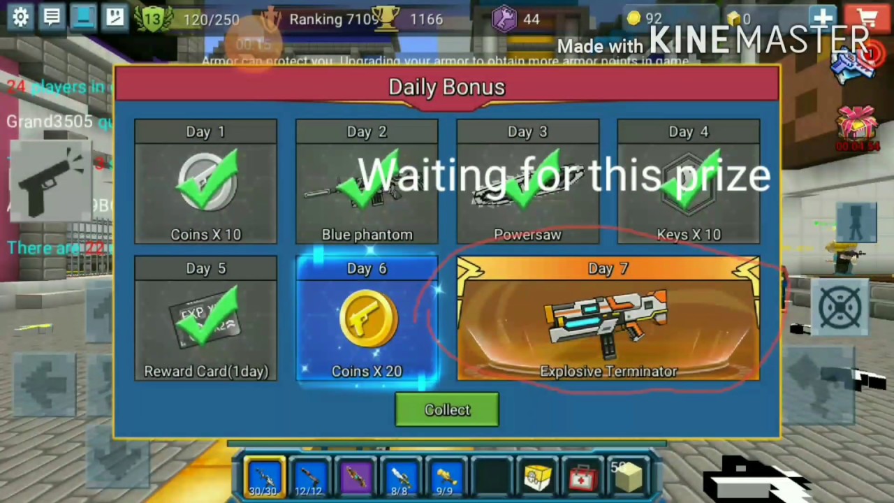 Waiting For Tomorrow Blockman Go Build And Shoot Usp Gun Power Part