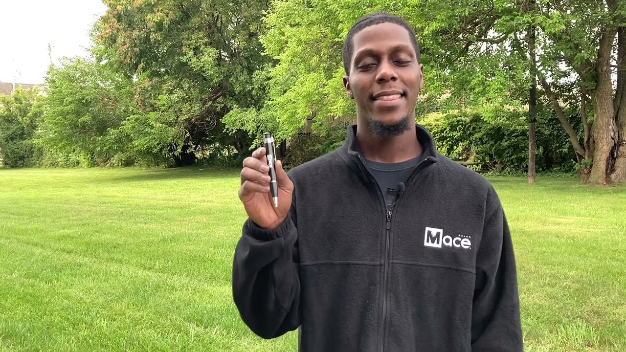 Mace® Brand Pen Pepper Spray - How to use - YouTube