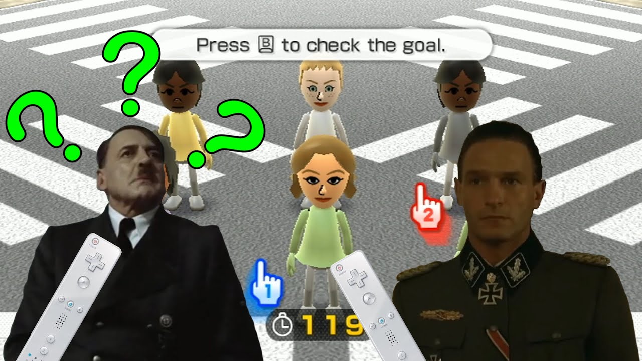 Hitler vs. Fegelein - Wii Play Find Mii - YouTube