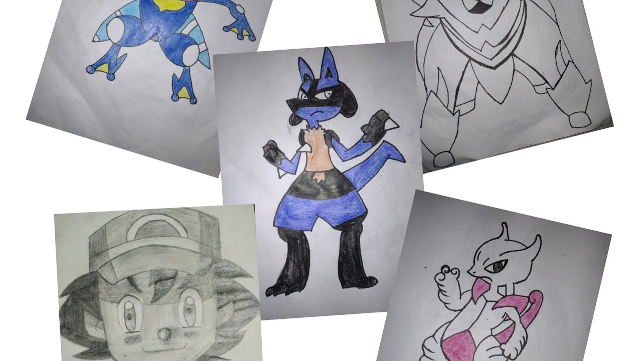 All My Son's Pokemon Drawing From Cartooning Club How To Draw - YouTube