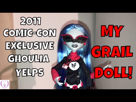 2011 SDCC EXCLUSIVE MONSTER HIGH GHOULIA YELPS DEAD FAST DOLL REVIEW: MY GRAIL DOLL!