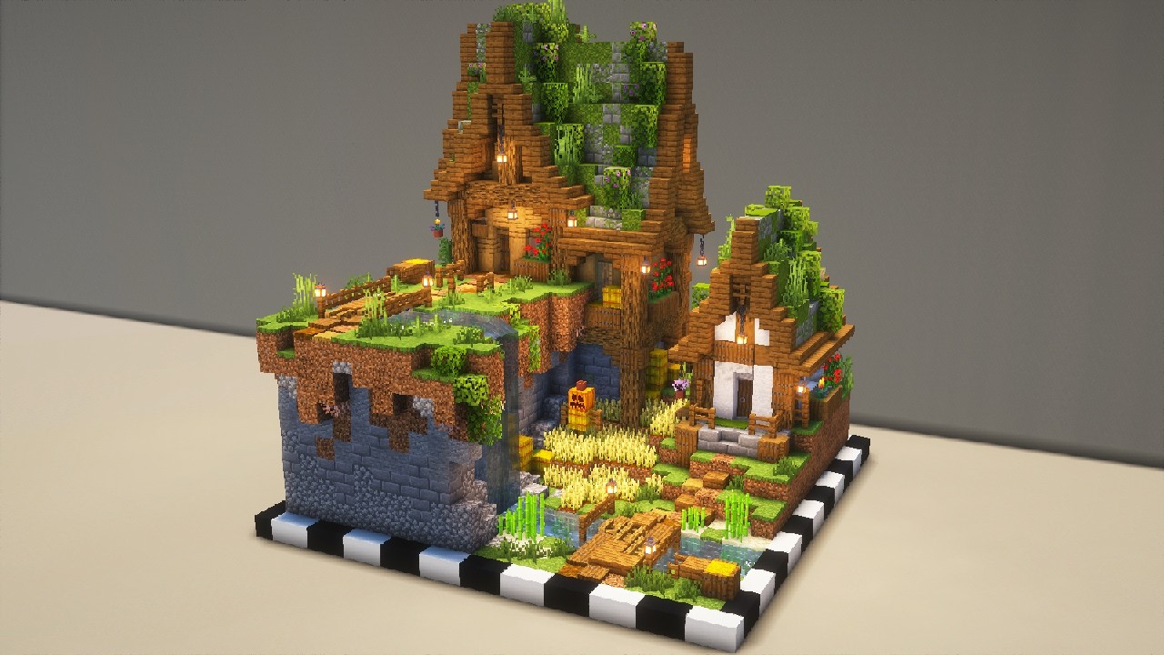 Minecraft | Building a house every day for 100 days | Day 85 - YouTube