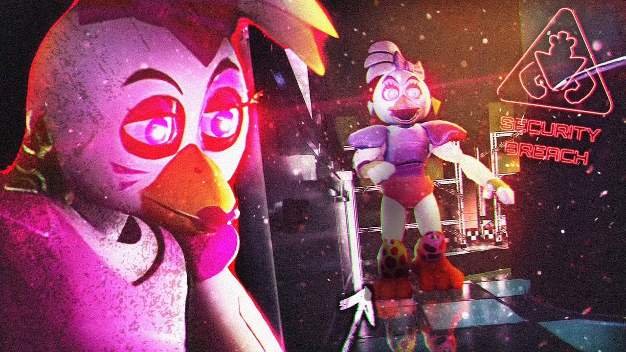 CHICA ROAMS IN THE KITCHEN.. (don't let her see you) | FNAF: Security ...