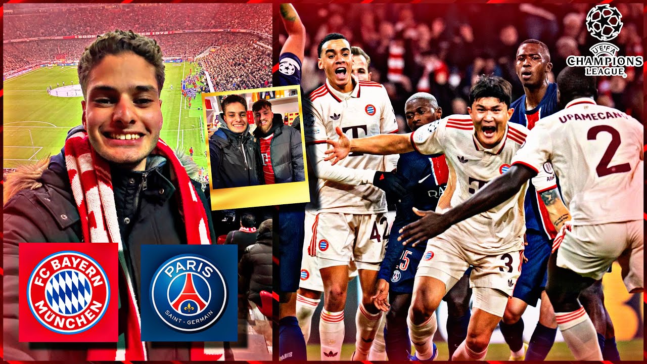 FC Bayern vs. PSG - UCL Stadionvlog | Min Jae Kim trifft zum WICHTIGEN SIEG! 🔥🤯 | MIDO - YouTube