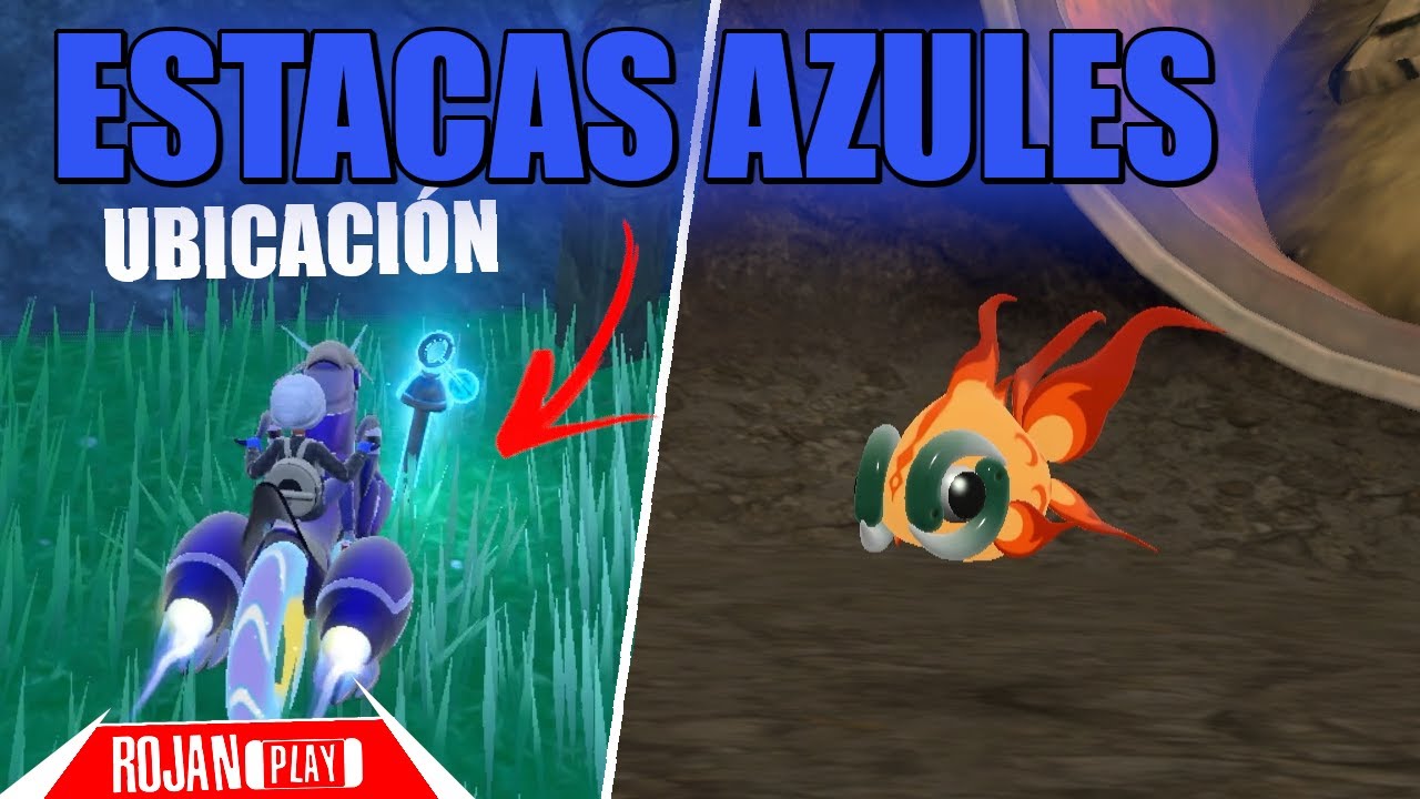 🔷 UBICACIÓN de las ESTACAS AZULES para CAPTURAR a CHI-YU el POKÉMON ...
