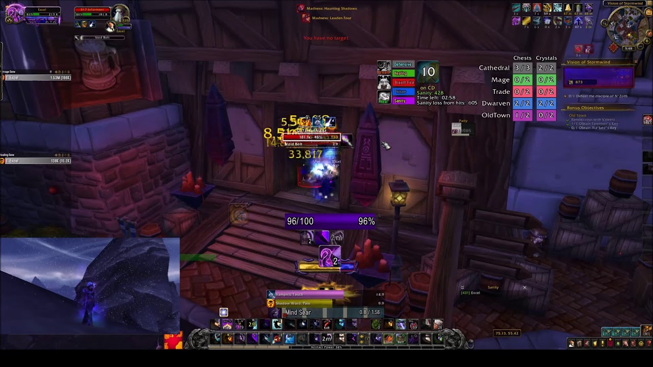 Shadow Priest - 5 Masks in Stormwind - YouTube