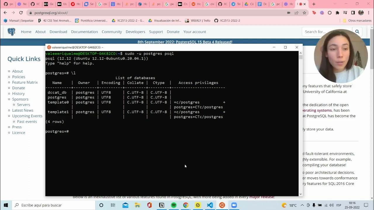 Cápsula Configuración Postgres - YouTube