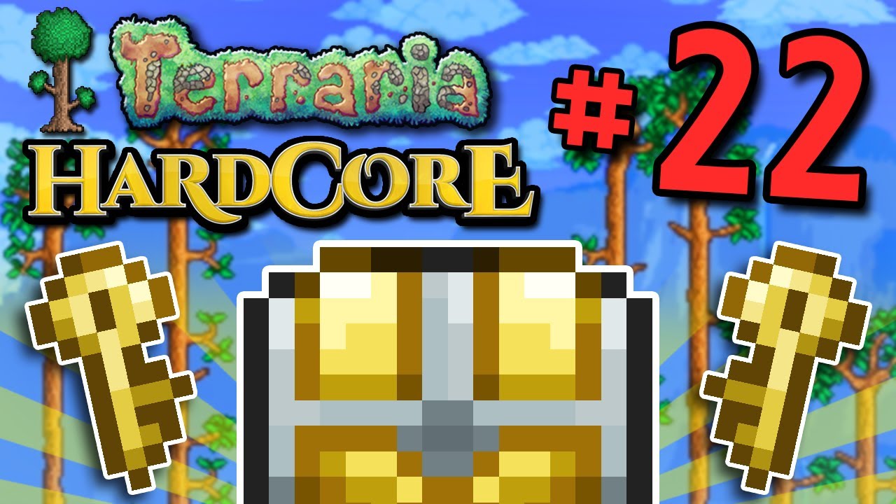 Terraria HC #3! - Part 22 (DUNGEON TREASURE HUNTING!) - YouTube