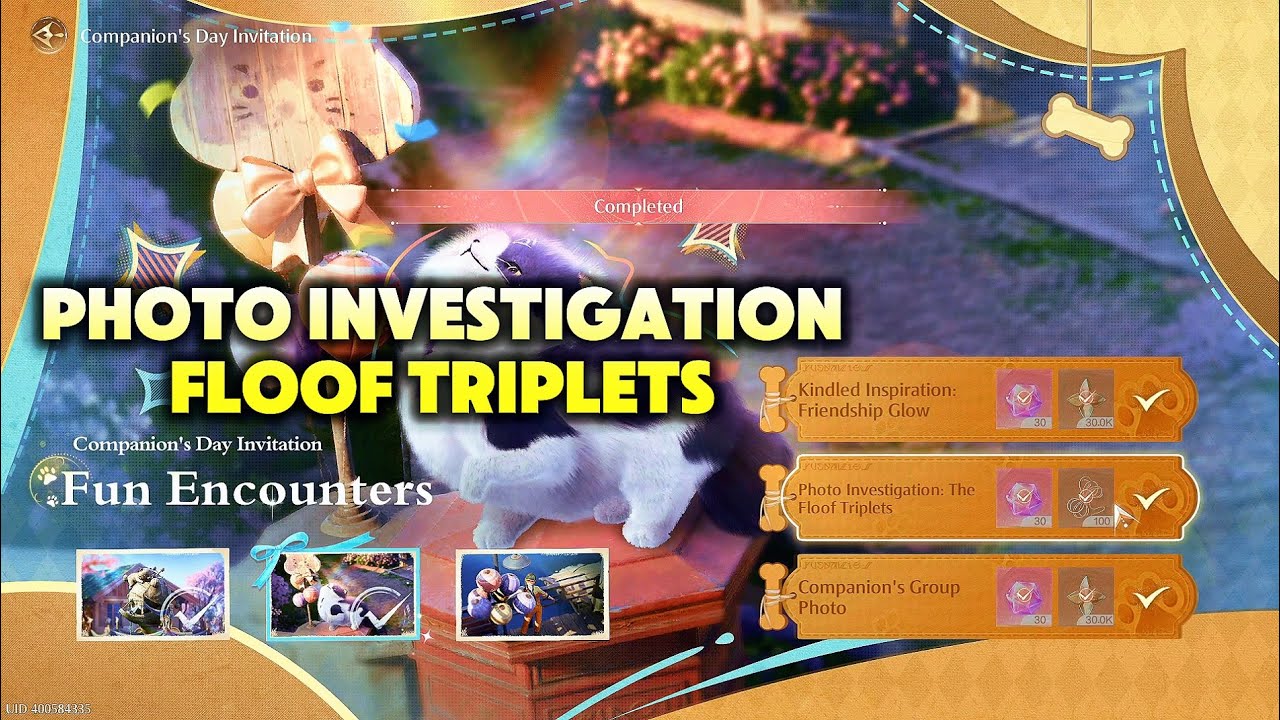 Photo Investigation Floof Triplets | Infinity Nikki - YouTube