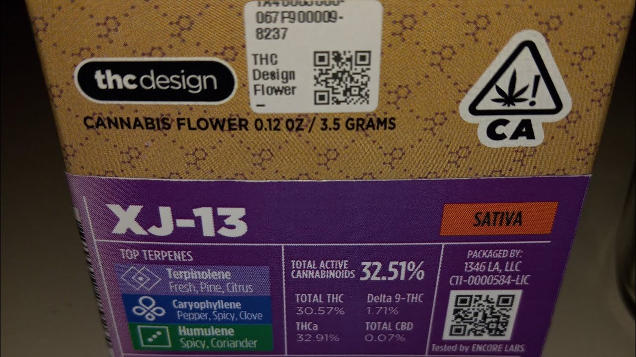 thc design xj-13 strain review - YouTube