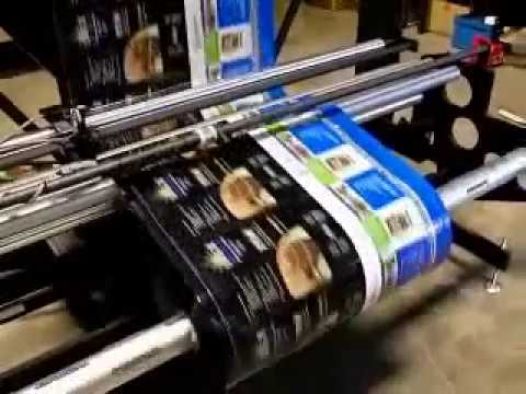 [Pouch making machine review:CT-60DLLSC] High-speed movements of pouch ...