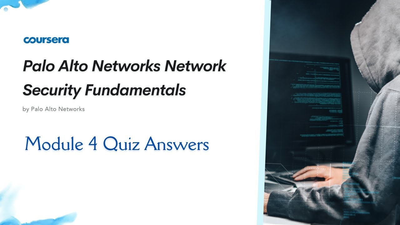 Palo Alto Networks Network Security Fundamentals Module 4 Quiz Answers - YouTube