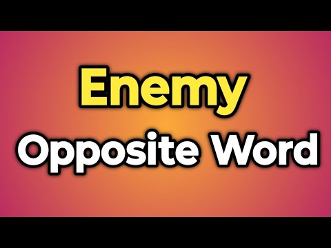 Enemy Ka Opposite Word Kya Hota Hai || Antonym of Enemy | Words Tube ...
