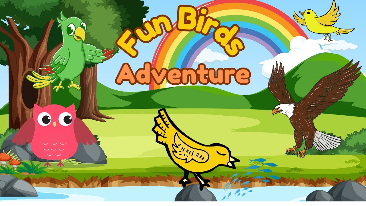 Fun Bird Adventure: Learn About Parrots, Eagles & More with Real Bird ...