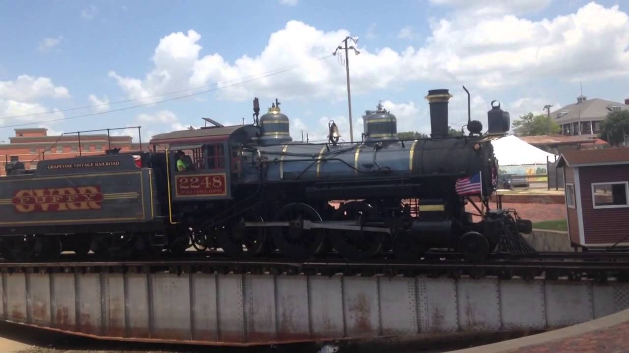 Grapevine Vintage Railroad Steam Locomotive - YouTube