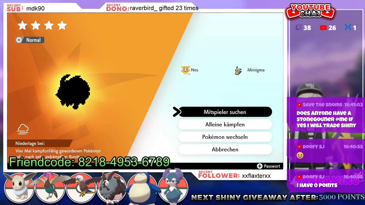 SQUARE SHINY NORMAL DEN #65 - Pokémon Sword & Shield - 24/7 LIVE ...