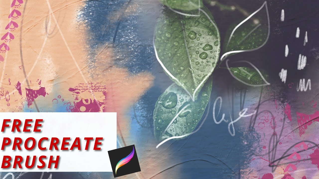 Free Procreate Brush Sample Art Journal Page - YouTube