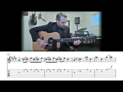 Folsom Prison Blues - Flatpicking Guitar Solo Lesson (Sheet Music + TAB) - YouTube
