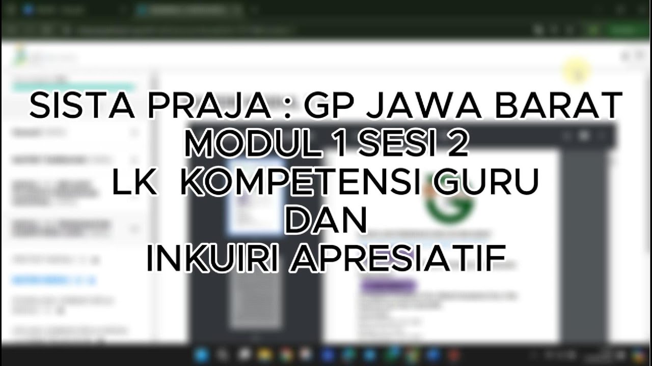 Sista Praja : Guru Penggerak Jawa Barat Modul 1.2 Level 2 + Posttest ...