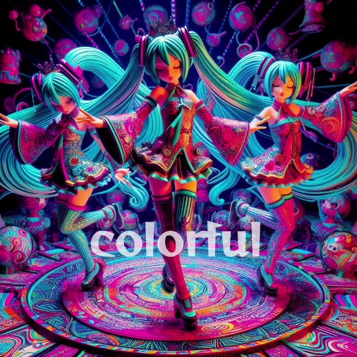 「colorful」 psychedelicbeat ※Lyrics are in the comments #hyperpop# ...