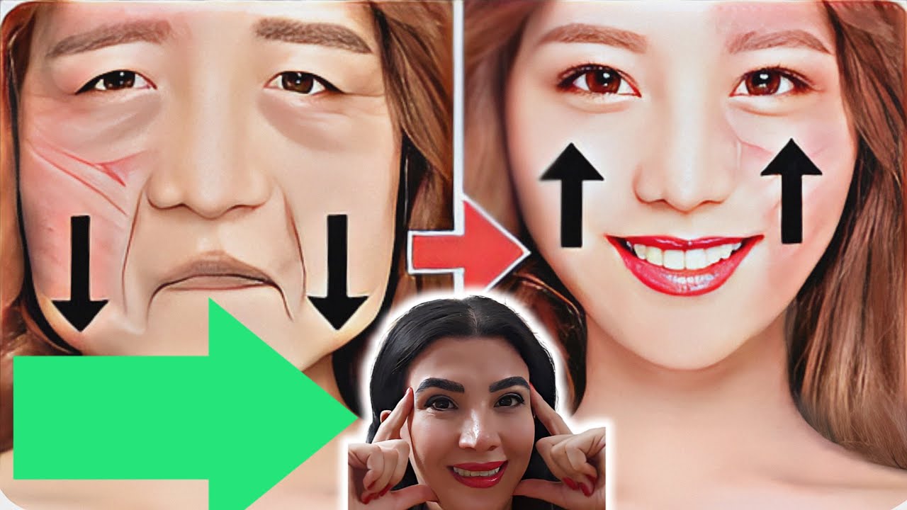 8Mins 💥FULL FACE LIFT EXERCISES FOR FULLER CHEEKS , BIGGER EYES ,DOUBLE ...