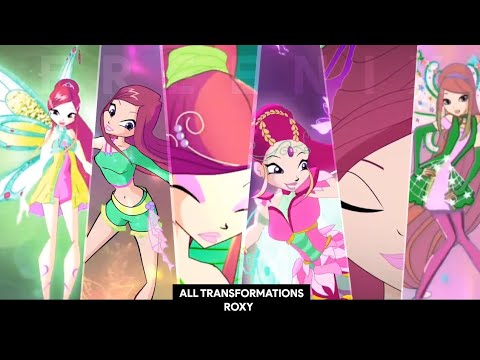 Winx club: All Roxy transformations and Accessories  [fan made]