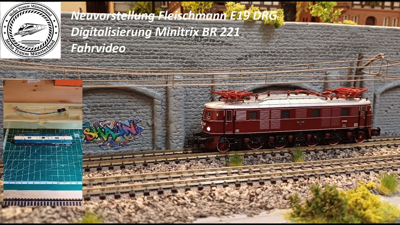 Modelleisenbahn Spur N Die neue Fleischmann E19 der DRG ...