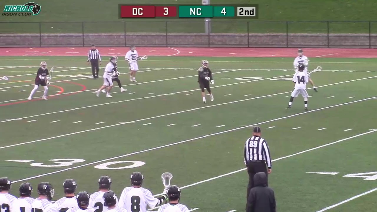 Nichols College Men's Lacrosse vs Dean 4-18-19 - YouTube