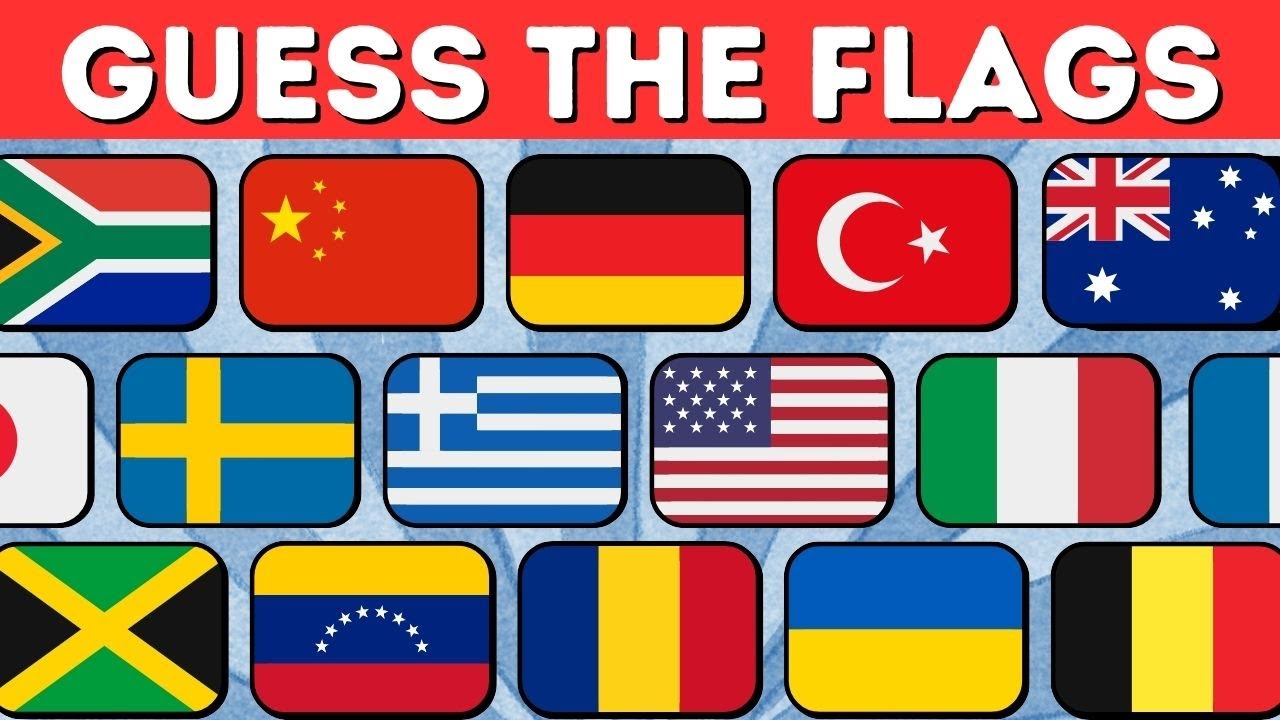 GUESS QUIZ - Guess the Flag Quiz | Can You SPOT 67 Flags? - YouTube