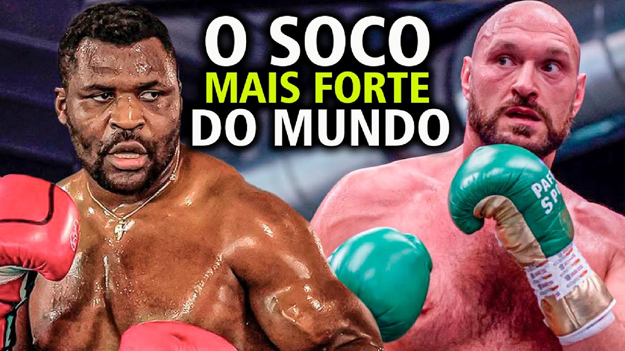 DOIS MONSTROS LUTANDO BOXE : O SOCO MAIS FORTE DO MUNDO Francis Ngannou ...