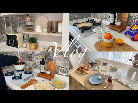 83| Yeni Evimiz 🏡 Günlük Rutin 🎀 Temizlik Günü  🧼Akşam Yemeğinde Çıtır Tavuk🍽️Hafta sonu kahvaltısı🍳