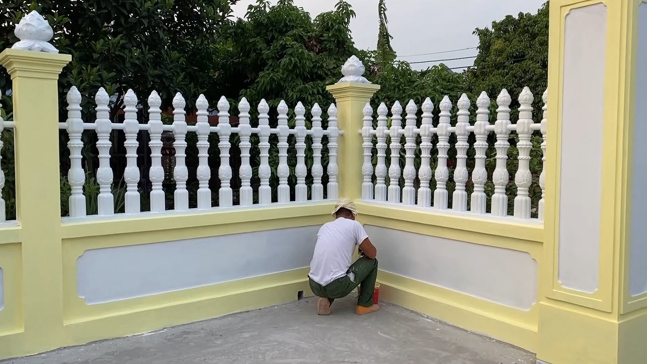 Simple And Accurate Precast Concrete Fence Construction Techniques ...
