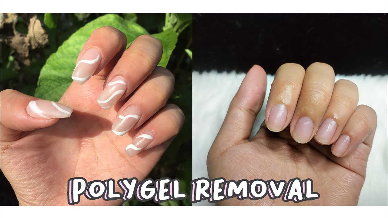 How To Remove Polygel Nails Using Born Pretty Gel Nail Remover Youtube
