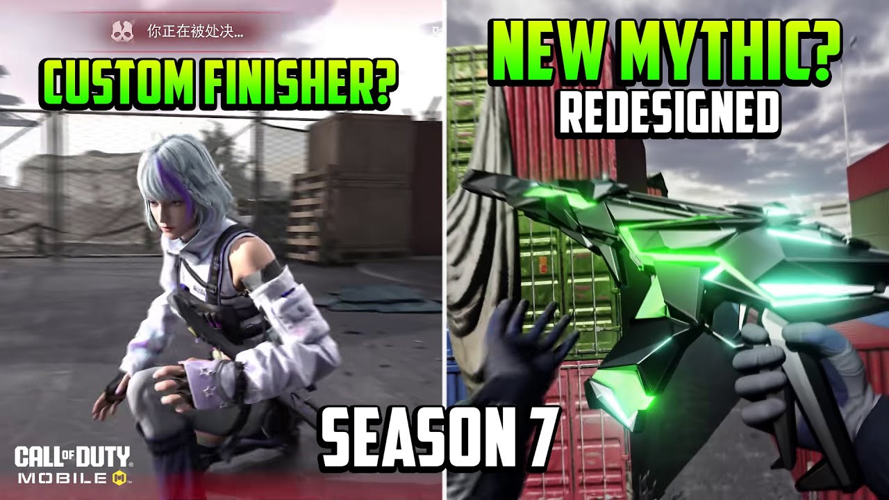 New Mythic Redesigned & Custom Finisher Feature COD Mobile - CODM - YouTube