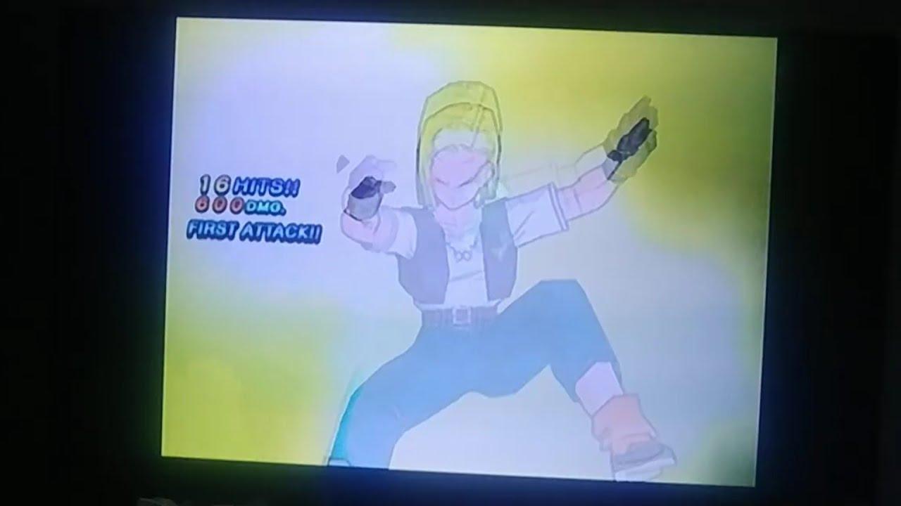 Dragonball Z Budokai 3 Tien Neo Tri Beam on Android 18 Ryona - YouTube