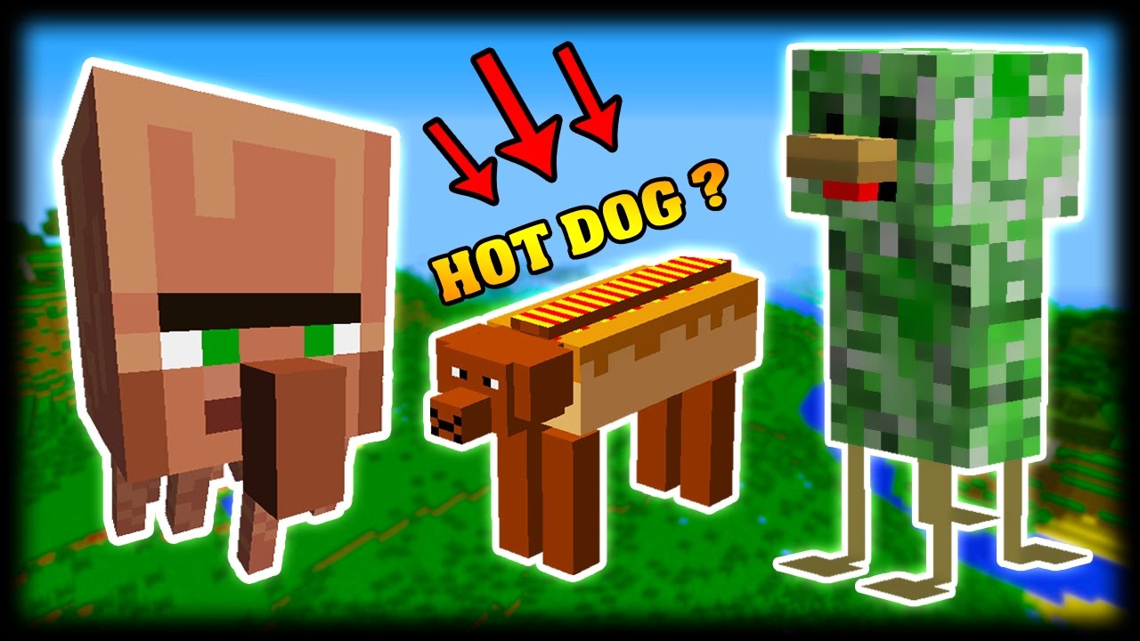 Naprosto retardovaný moby v Minecraft - Weird Things mod cz/sk - YouTube