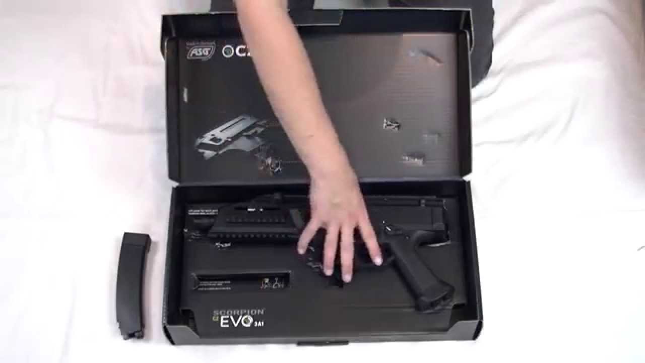 Airsoft - RED DOT magazine - ASG CZ Scorpion EVO3A1 presentation - YouTube